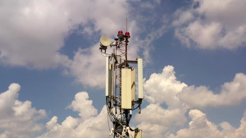 Mobile tower. stock footage. Video of medium, data, landscape - 187756068