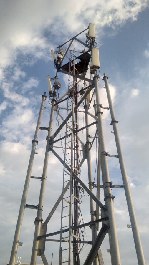 Mobile Tower, Non Ionised, Phone Calls. Stock Photo - Image of tower ...