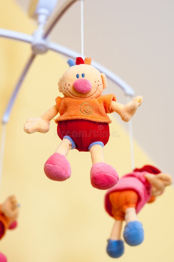 Mobile toy stock image. Image of child, blue, room, teddy - 40108521