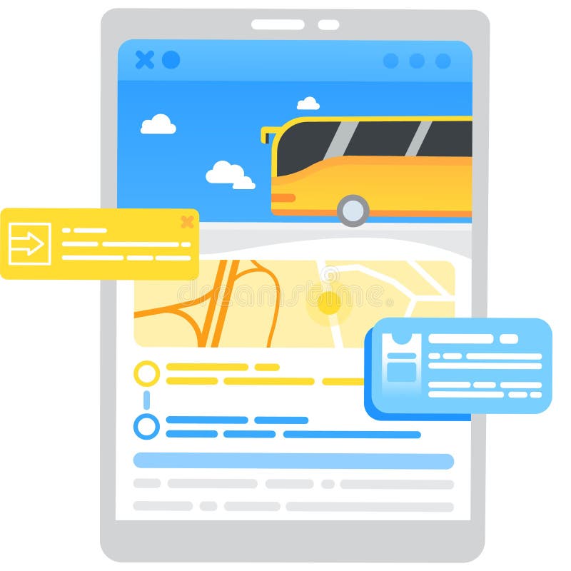 Mobile Tracker App Icon Get Transport Information Stock Vector ...