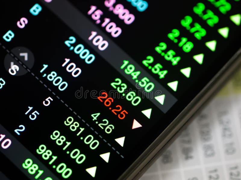 Stock market ticker stock photo. Image of electronic - 28073374