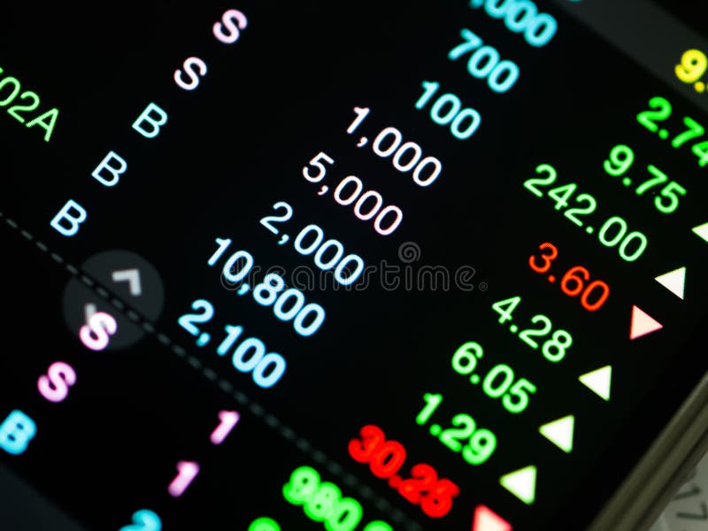 Stock market ticker stock photo. Image of electronic - 28073374