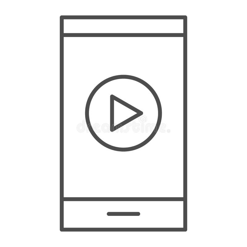 Mobile Training Solid Icon. Study Vector Illustration Isolated on White ...