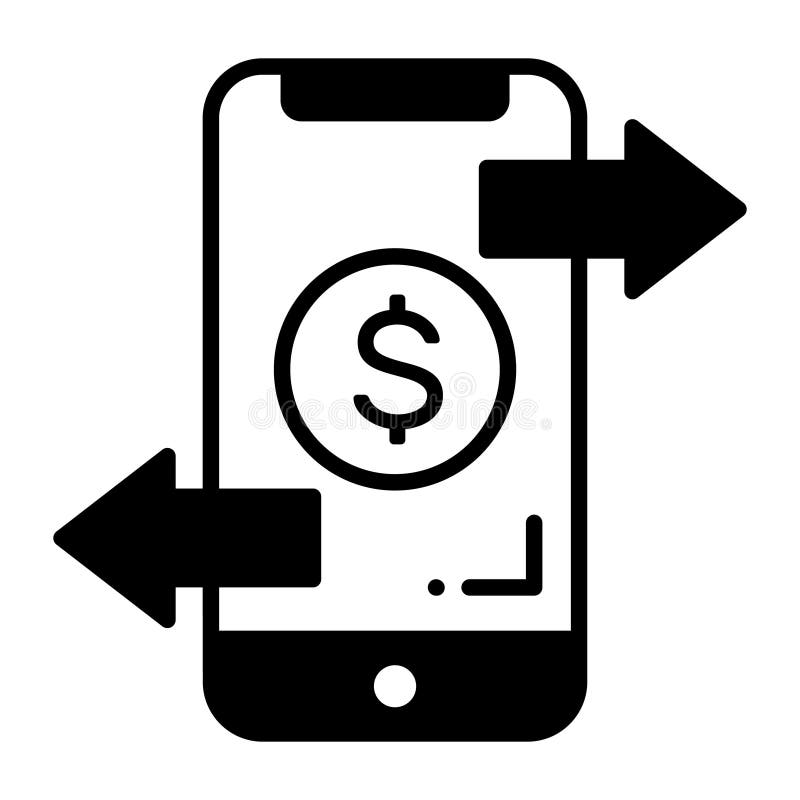 Transaction Vector Design Isolated on White Background Stock ...