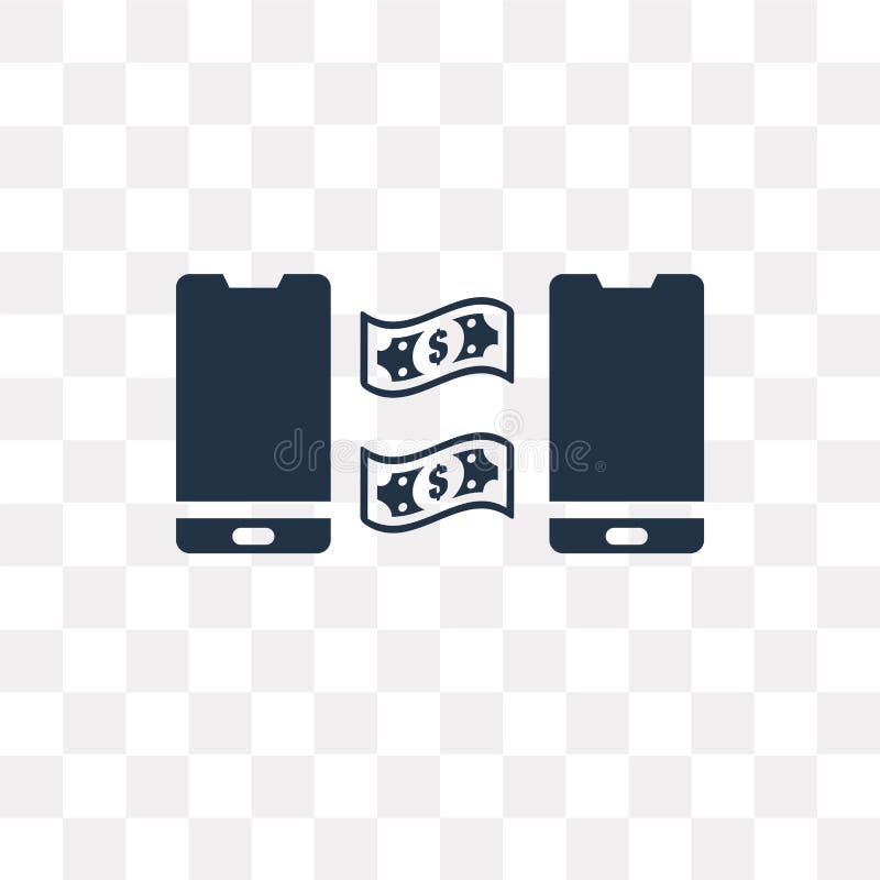 Data Transfer Vector Icon Isolated on Transparent Background, Li Stock ...