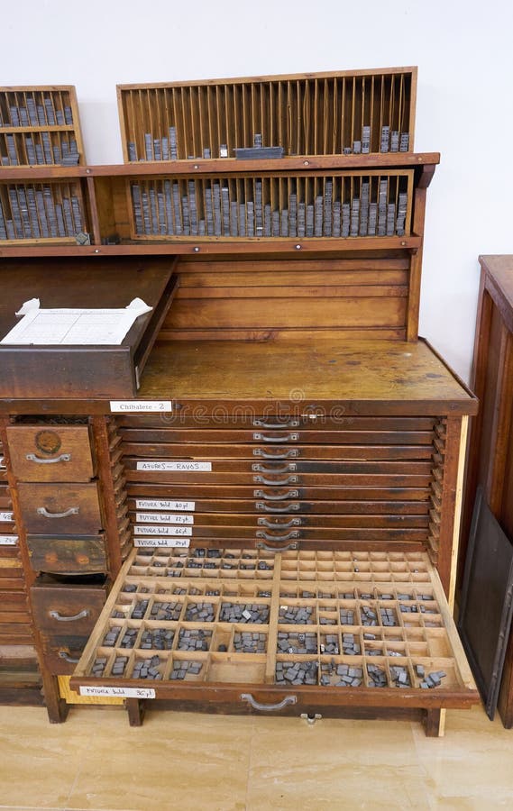 Background of Old Vintage Letterpress Type LettersMobile Typographic ...