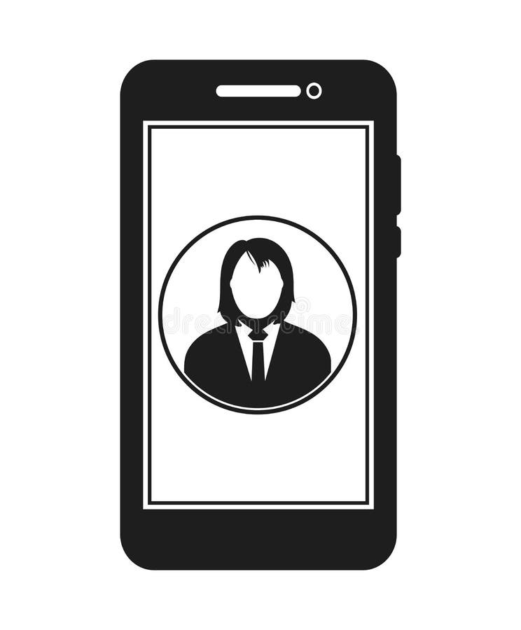 Mobile User Icon. stock vector. Illustration of customer - 176293849