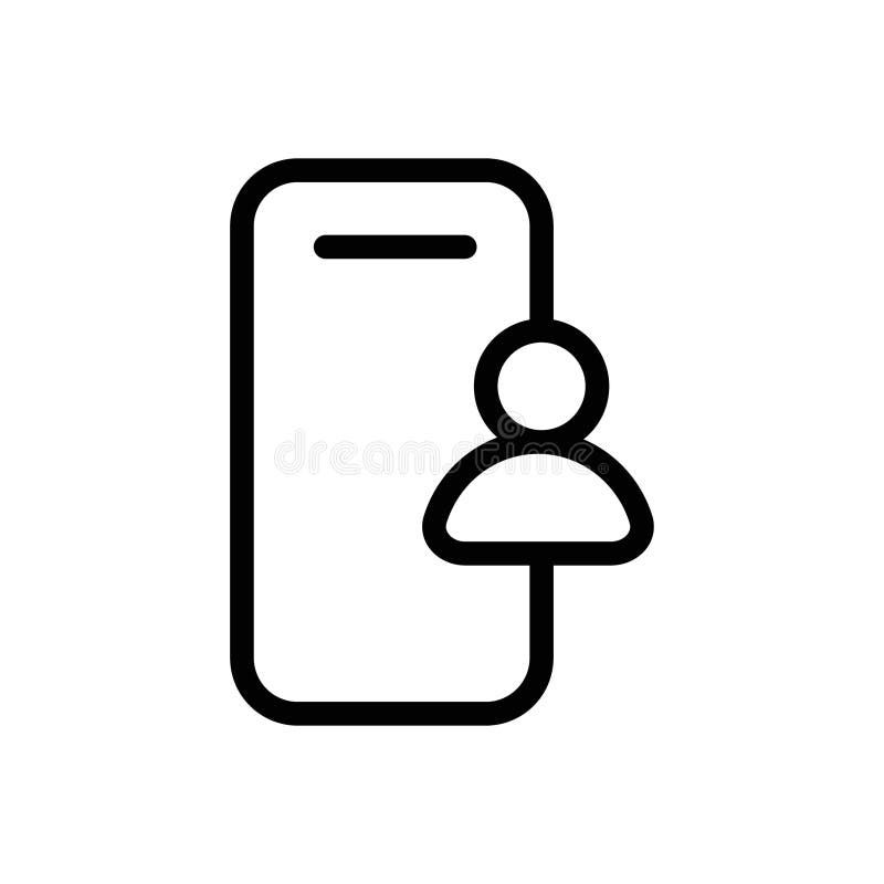 Mobile User Icon for Smartphone Applications, Digital Communication ...