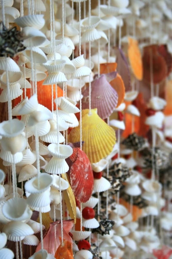 Mobile from variety shells stock photo. Image of seashells - 39300946