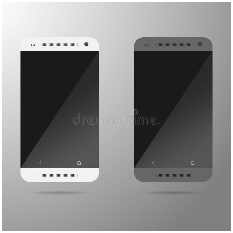 Mobile Vector Icon stock vector. Illustration of multimedia - 58685462