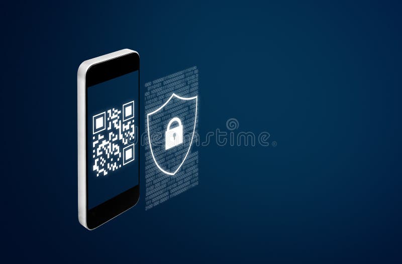 Mobile Verification System And Qr Code Scanning Security Technology Mobile Smart Phone Scan Qr