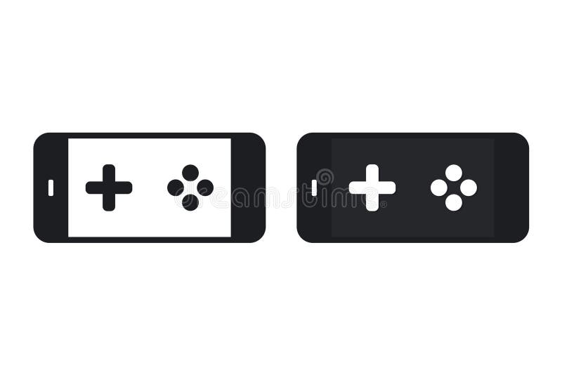 Mobile Video Game. Illustration Vector Stock Vector - Illustration of ...