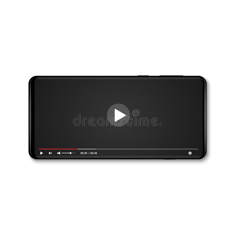 Realistic Smartphone Mockup Stock Illustration - Illustration of smart ...