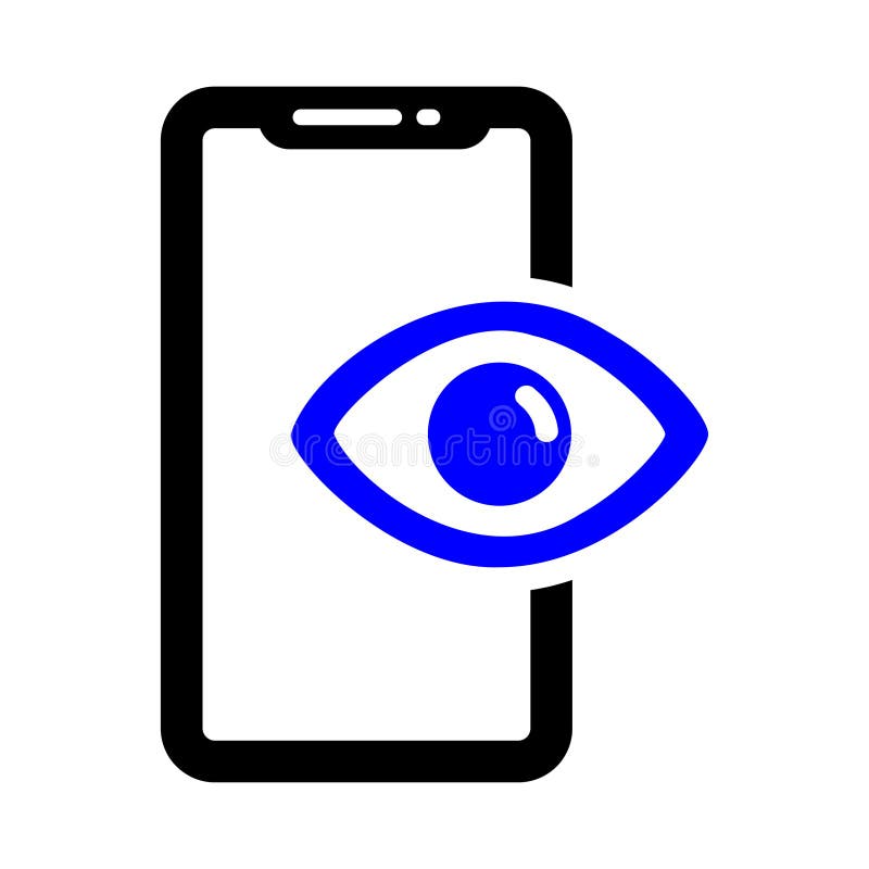 Mobile View Icon stock vector. Illustration of beautiful - 284063361