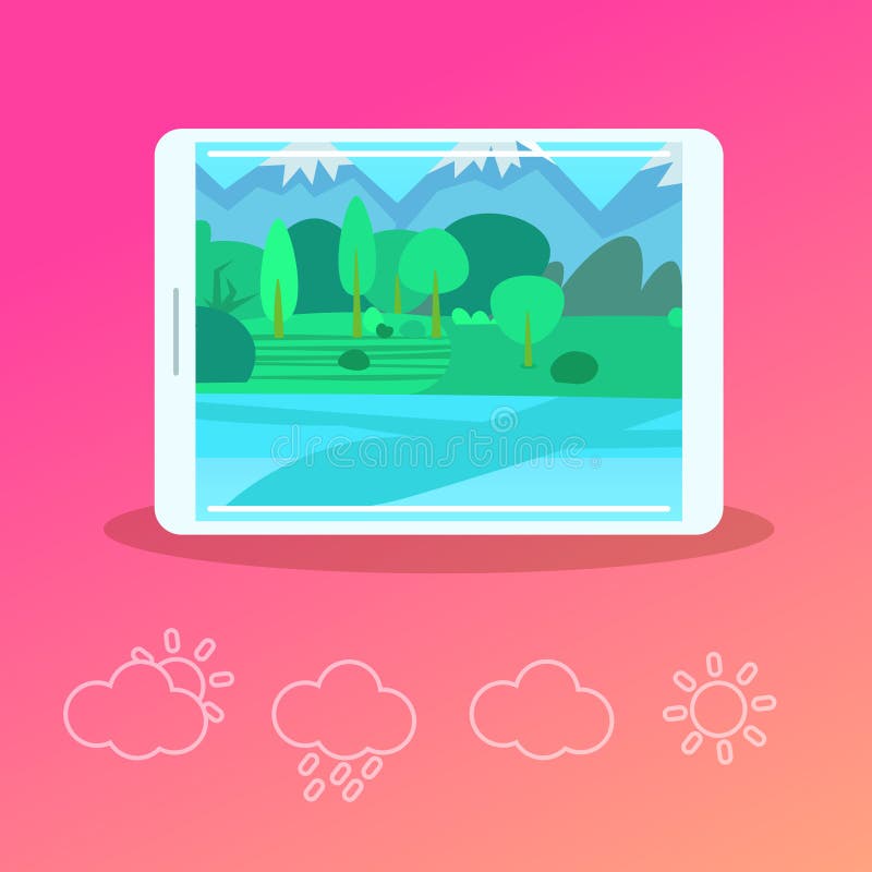 Mobile Weather Forecast Application Interface Concept for Design Work ...