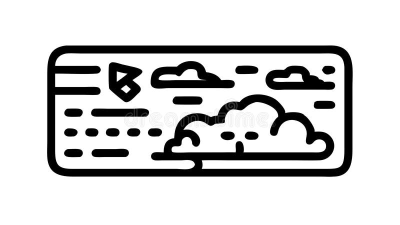Mobile Weather Forecast. Digital Climate Data, Vector Design Generative ...