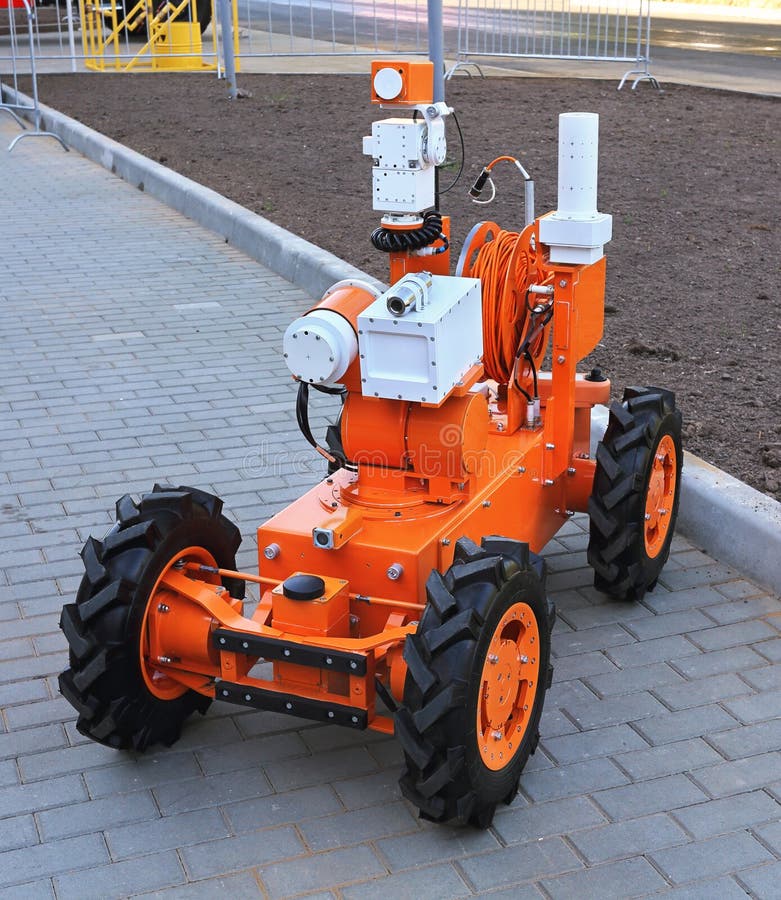 Mobile Wheeled Robotic System Stock Image - Image of army, self: 80635397