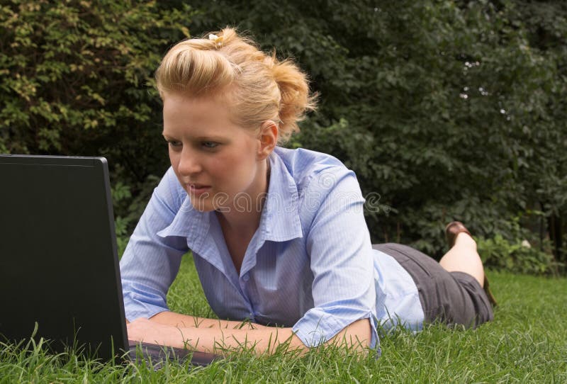 Mobile working stock photo. Image of laptop, portable - 1505476