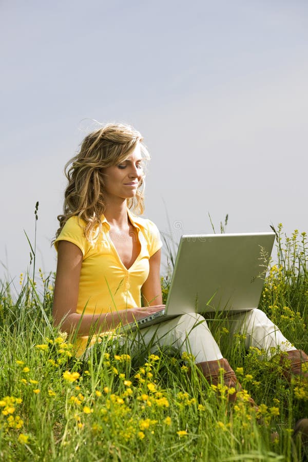 Mobile Working stock image. Image of clear, laptop, selective - 26557031