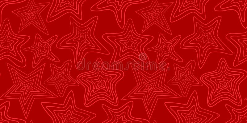 Mobileabstract Seamless Star Pattern Red Lines on Vibrant Monochromatic ...