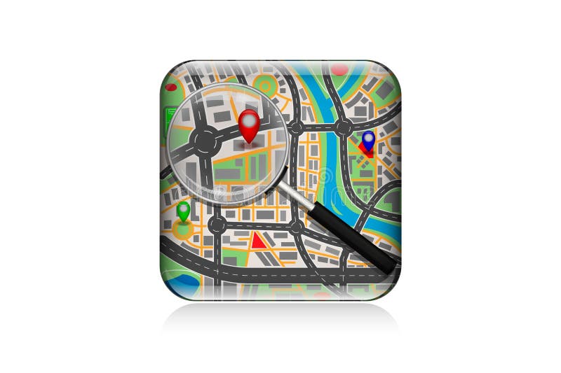 Mobileicon Map Stock Illustrations – 3 Mobileicon Map Stock ...