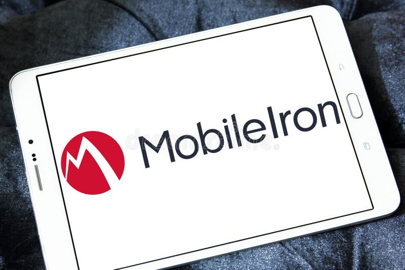 MobileIron Software Company Logo Editorial Stock Photo - Image of icons ...