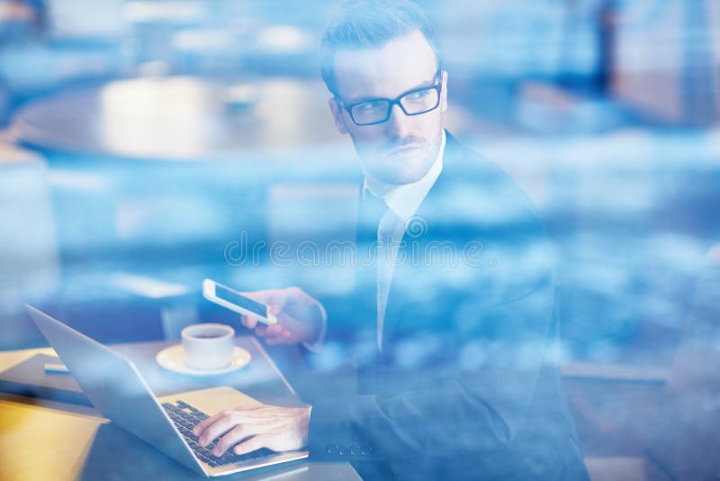 Mobility in business stock image. Image of wifi, businessman - 67630933