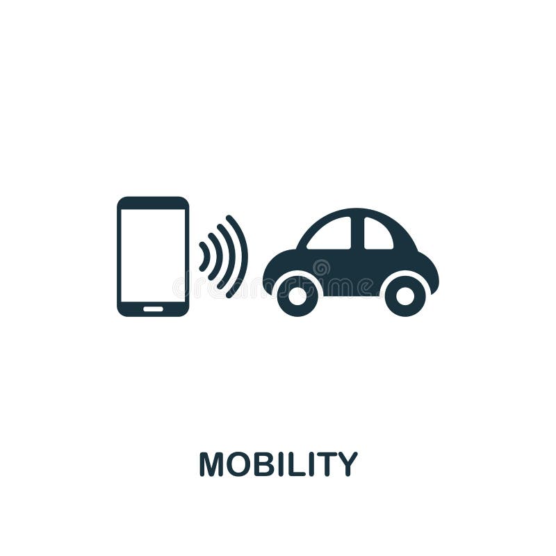 Mobility Icon. Premium Style Design from Urbanism Icon Collection. UI ...