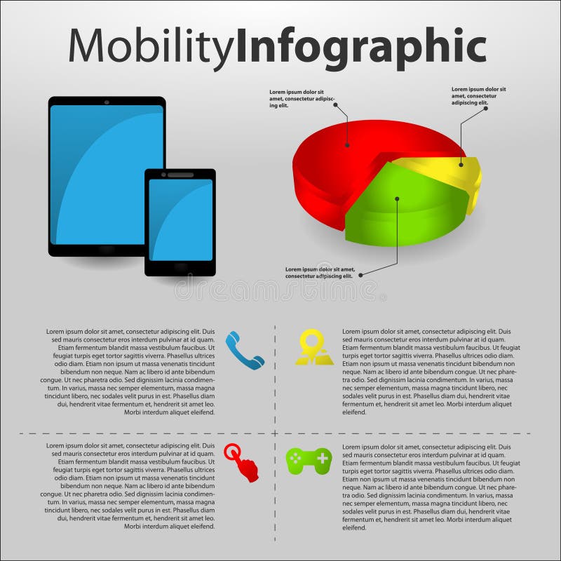 Mobility infographic stock vector. Illustration of symbol - 23902186