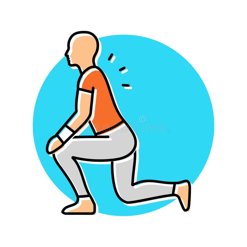 Mobility Training Occupational Therapist Color Icon Vector Illustration ...
