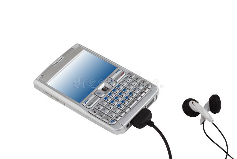 Mobilny Multimedial Telefon Zdjęcie Stock - Obraz złożonej z ...