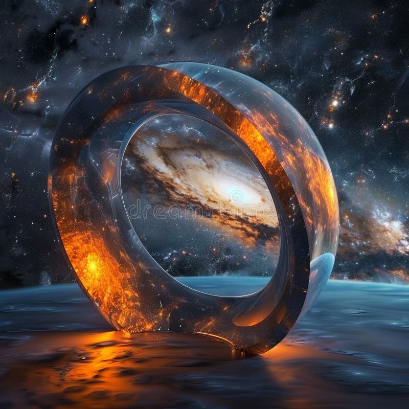 The Mobius Cosmic Loop, Fantastic Science, Mathematics Concept, Mobius ...