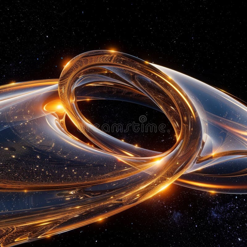 The Mobius Cosmic Loop, Fantastic Science, Mathematics Concept, Mobius ...
