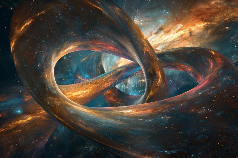 The Mobius Cosmic Loop, Fantastic Science, Mathematics Concept, Mobius ...