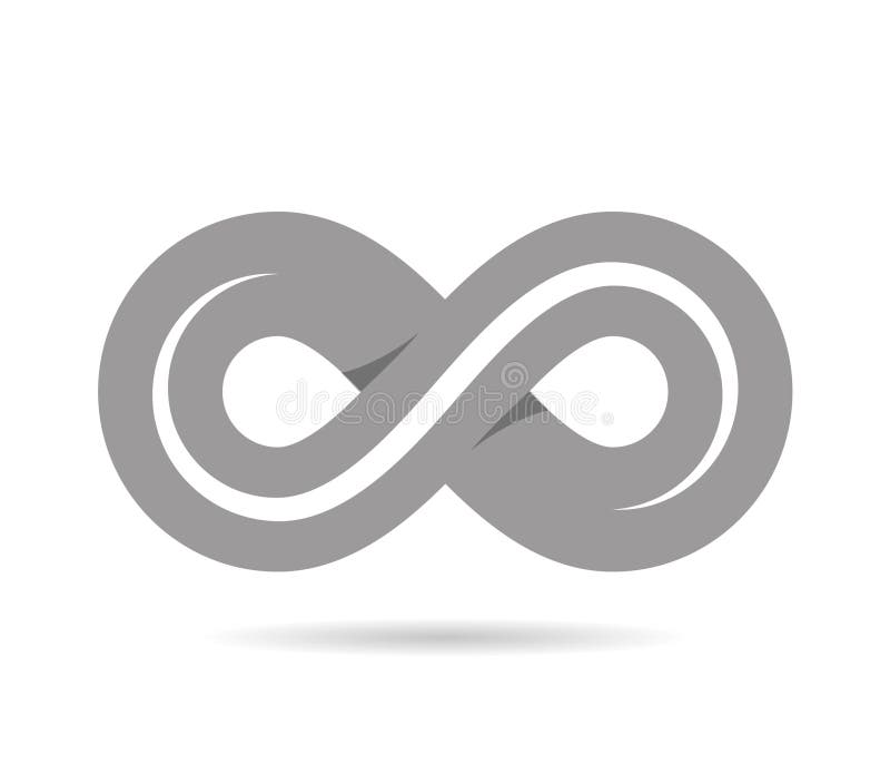 Mobius` Loop Made Of Colorful Dots Infinity Symbol Stock Vector