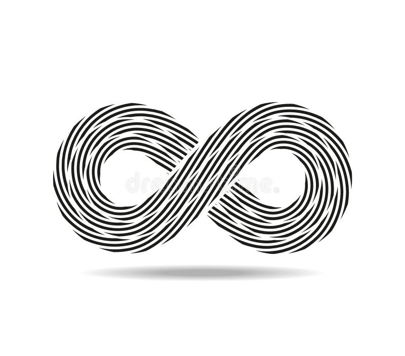 Infinity Symbol Black White Set Icon Stock Illustrations – 741 Infinity ...