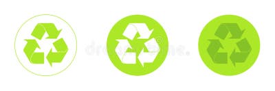 Mobius Loop or Recycling Symbol with Arrows. Vector Illustration Stock ...
