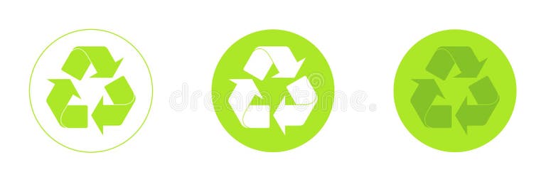 Mobius Loop or Recycling Symbol with Arrows. Vector Illustration Stock ...