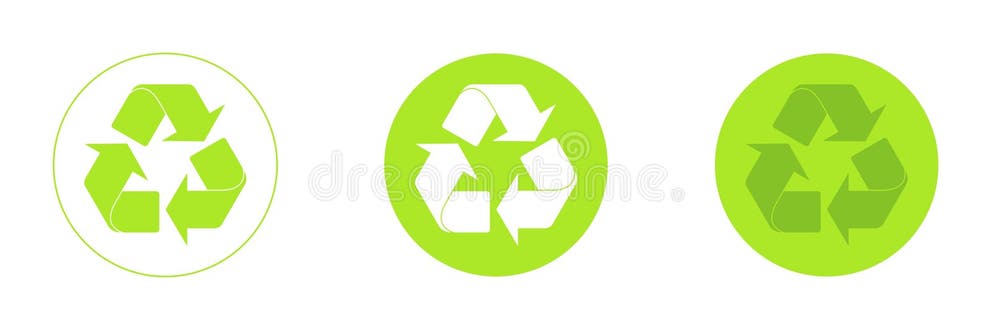 Mobius Loop or Recycling Symbol with Arrows. Vector Illustration Stock ...