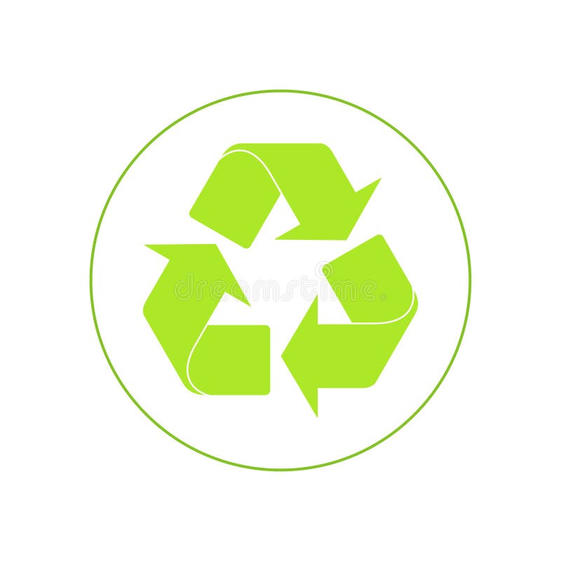Mobius Loop or Recycling Symbol with Arrows. Vector Illustration Stock ...