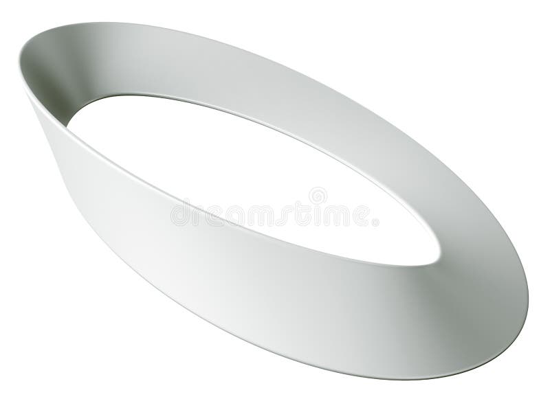 Mobius Strip of Paper. Vector Option Infographic. Stock Vector ...