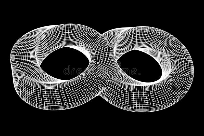 Mobius Strip Ring Sacred Geometry Stock Vector - Illustration of mental ...