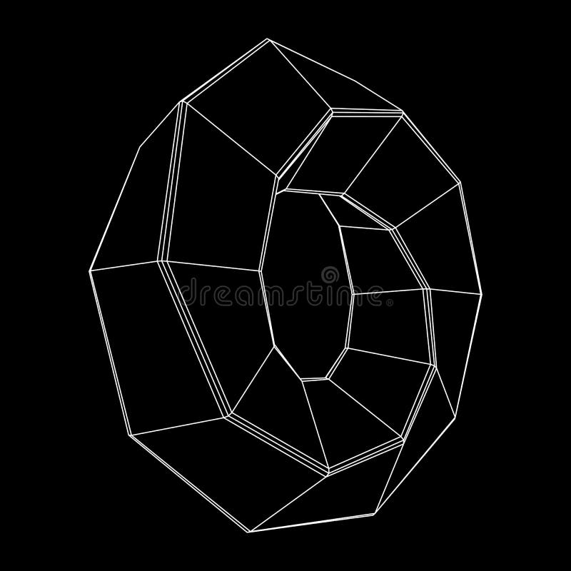 Mobius Strip Ring Sacred Geometry Stock Vector - Illustration of ...