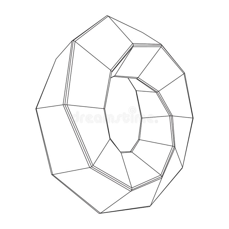 Mobius Strip Ring Sacred Geometry Stock Vector - Illustration of mental ...