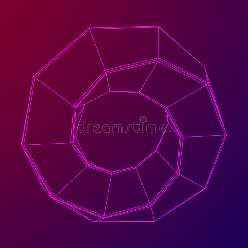 Mobius Strip Ring Sacred Geometry Stock Vector - Illustration of figure ...