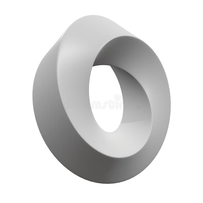 Mobius Strip Ring Sacred Geometry Stock Illustration - Illustration of ...