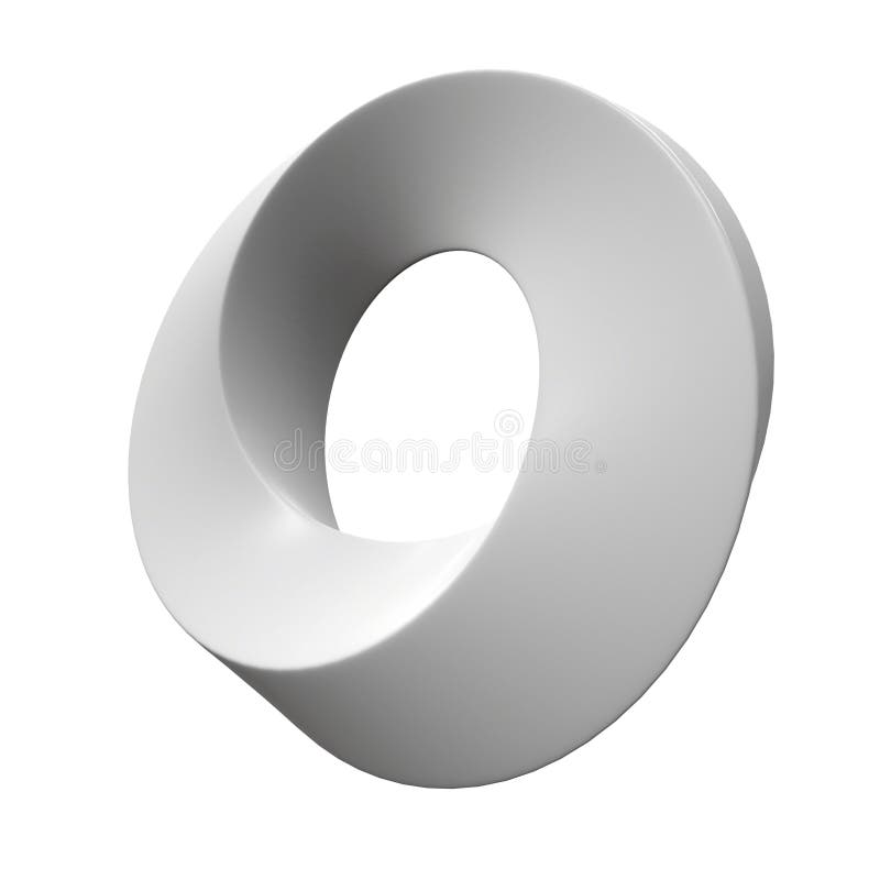 Mobius Strip Ring Sacred Geometry Stock Illustration - Illustration of ...