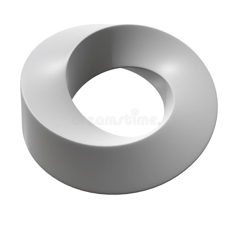Mobius Strip Ring Sacred Geometry Stock Illustration - Illustration of ...