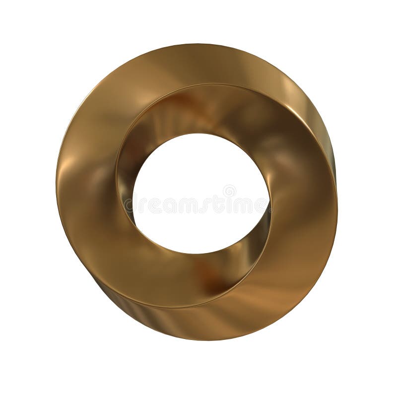 Mobius Strip Ring Sacred Geometry Stock Illustration - Illustration of ...