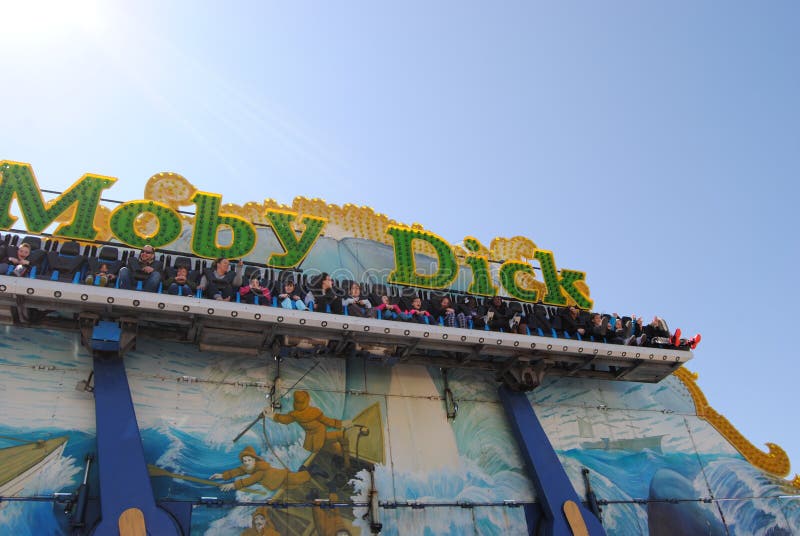 Moby amusement ride editorial stock photo. Image of recreation - 52489093